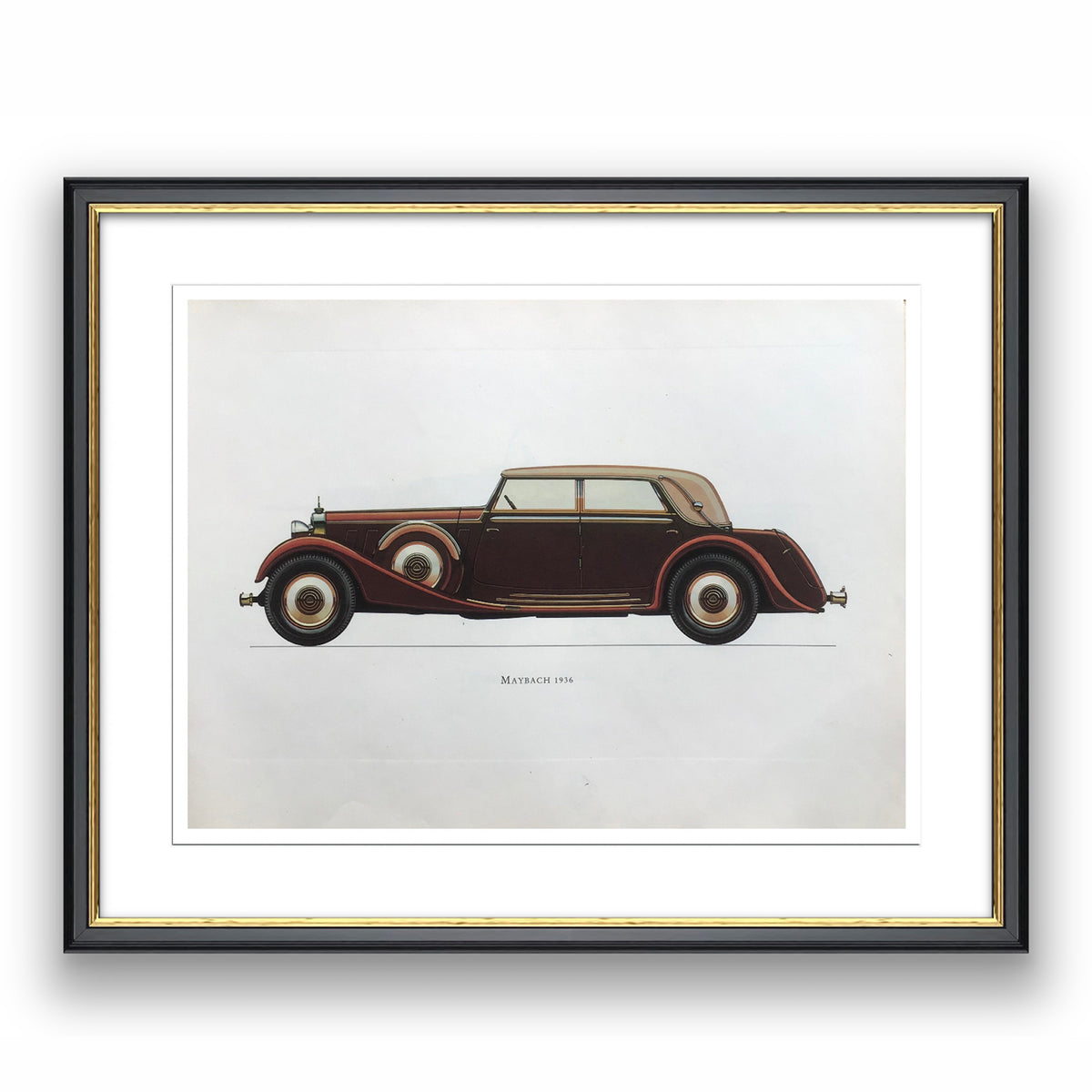 Set of 2 Vintage Car Prints | Maison George